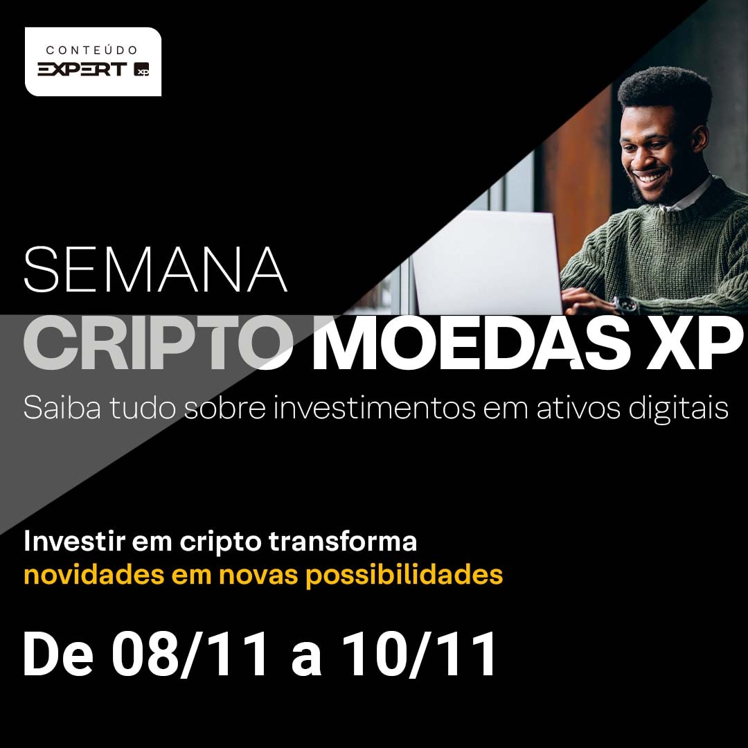 Semana Criptomoedas XP reúne especialistas do mundo cripto; participe