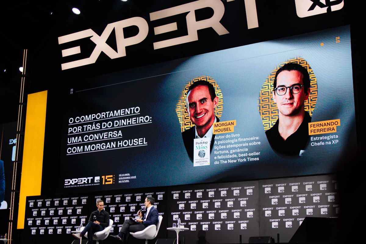 Morgan Housel na Expert XP: a psicologia financeira na prática